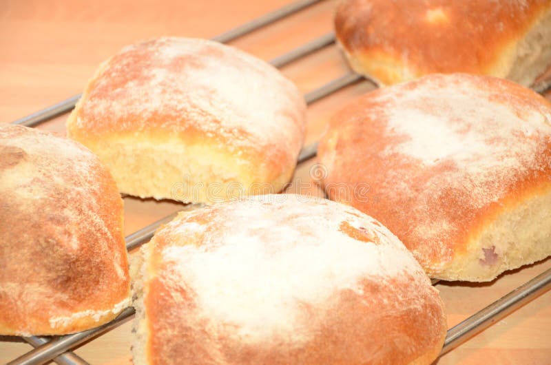 Fresh bread out the oven stock image. Image of oven - 140998211