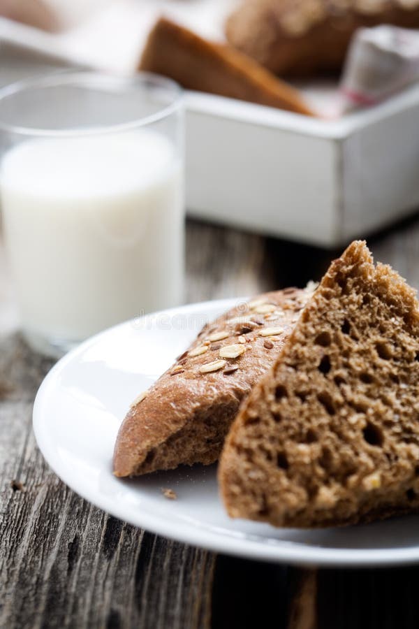 Fresh homemade bread stock photo. Image of fiber, brown - 18944044