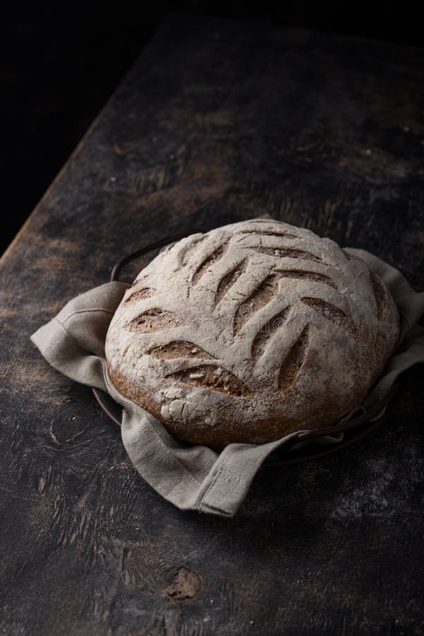 Fresh Homemade Bread with a Crispy Crust Stock Image - Image of fresh ...
