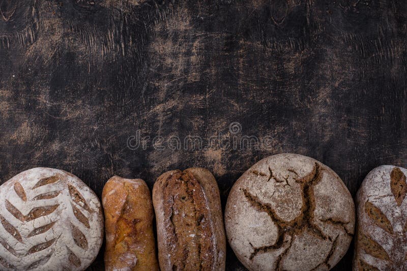 Fresh Homemade Bread with a Crispy Crust Stock Photo - Image of ...