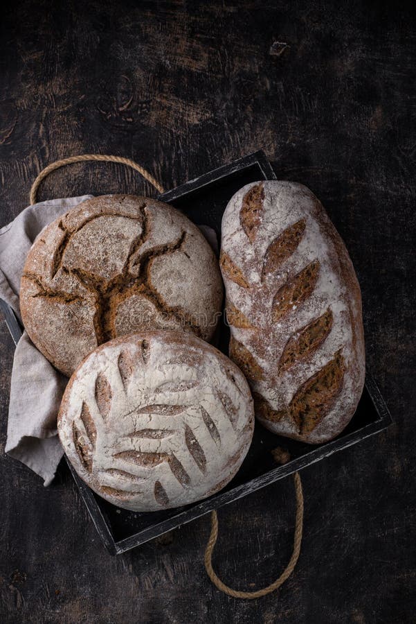Fresh Homemade Bread with a Crispy Crust Stock Photo - Image of crunchy ...