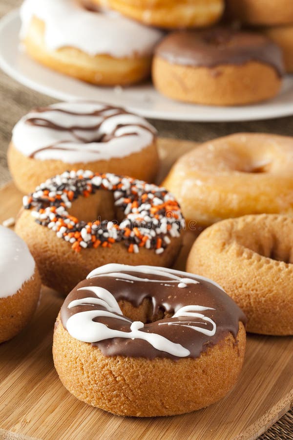 Fresh Homemade Donuts stock image. Image of snack, glazed - 27275233
