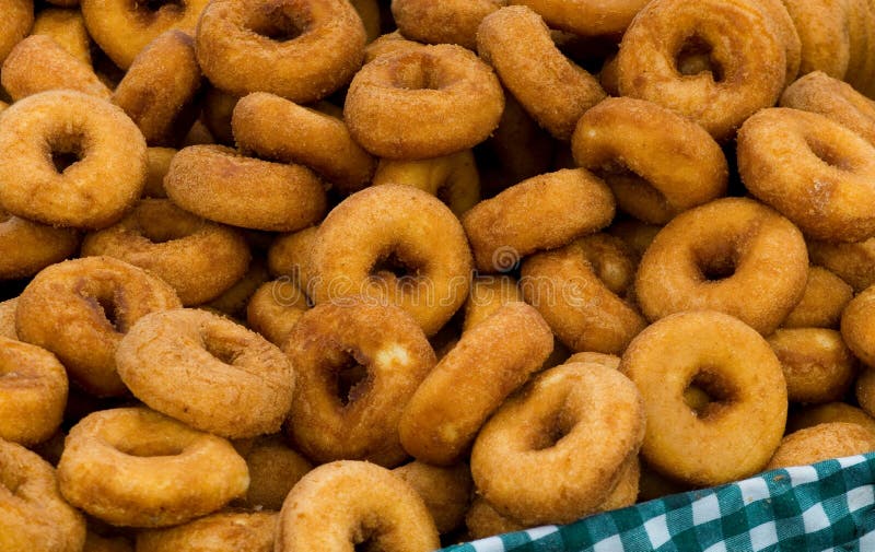 Fresh homemade doughnuts. stock image. Image of brown - 44334451