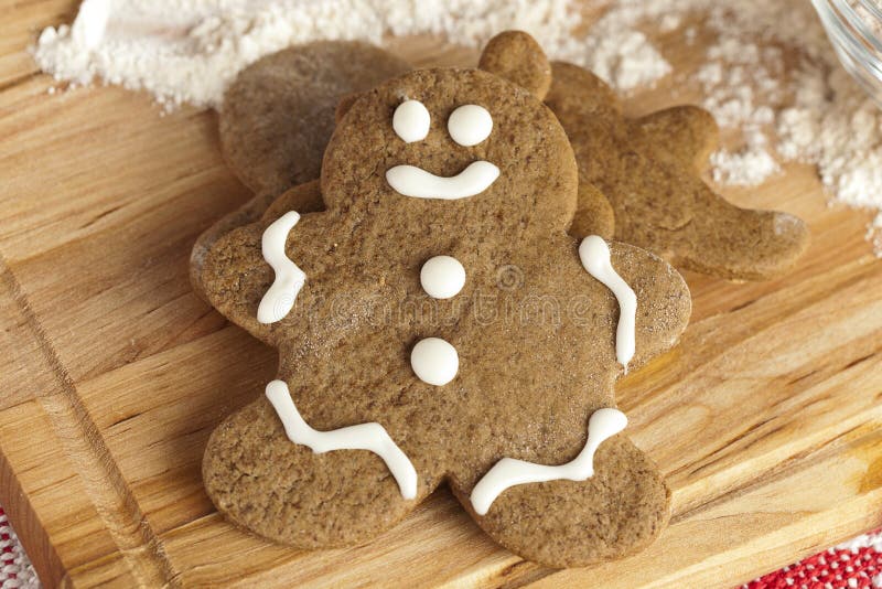 Fresh Homemade Gingerbread Men Stock Photo - Image of xmas, baked: 28070134