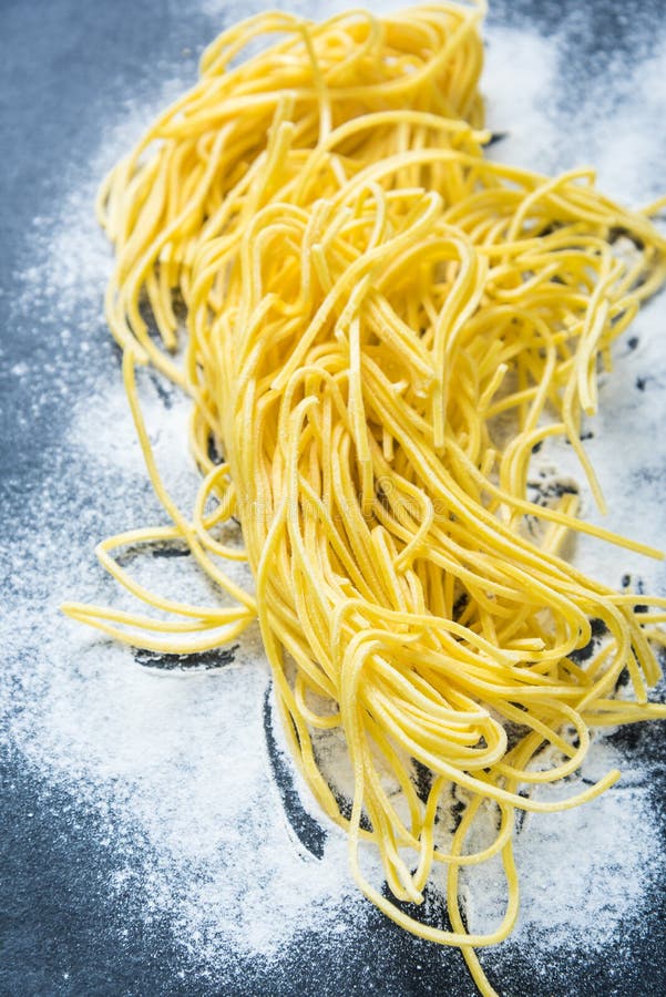 Fresh Homemade Italian Pasta Stock Photo - Image of healthy, cuisine ...