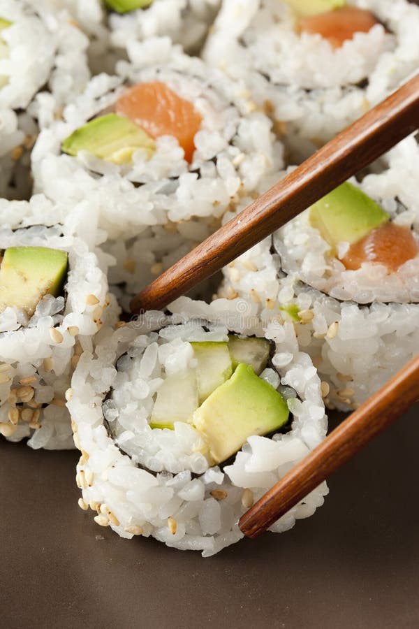 Homemade Sushi Temaki Hand Rolls Stock Image - Image of restaurant ...