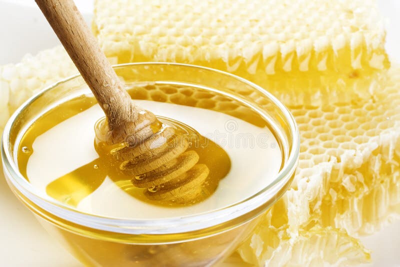 Fresh honey stock photo. Image of spring, honeycell, delicious - 6162092