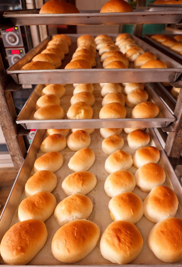 Fresh hot bread in trey stock photo. Image of homemade - 29006342