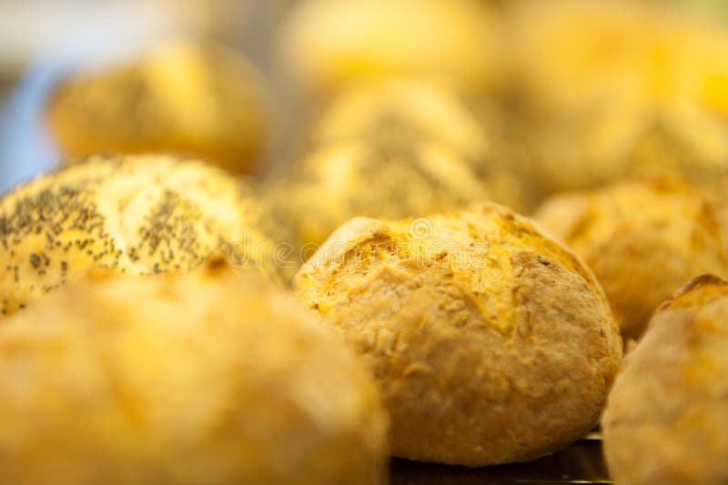 Fresh hot buns stock image. Image of baked, french, wheat - 28660595