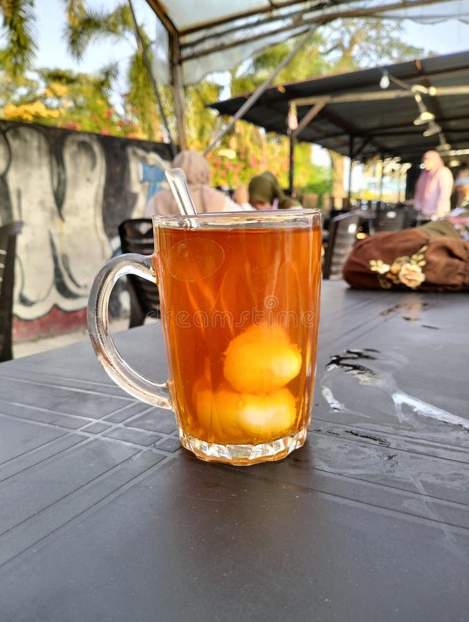 Fresh Hot Lychee Tea for Tea Time Stock Photo - Image of fruit, liqueur ...