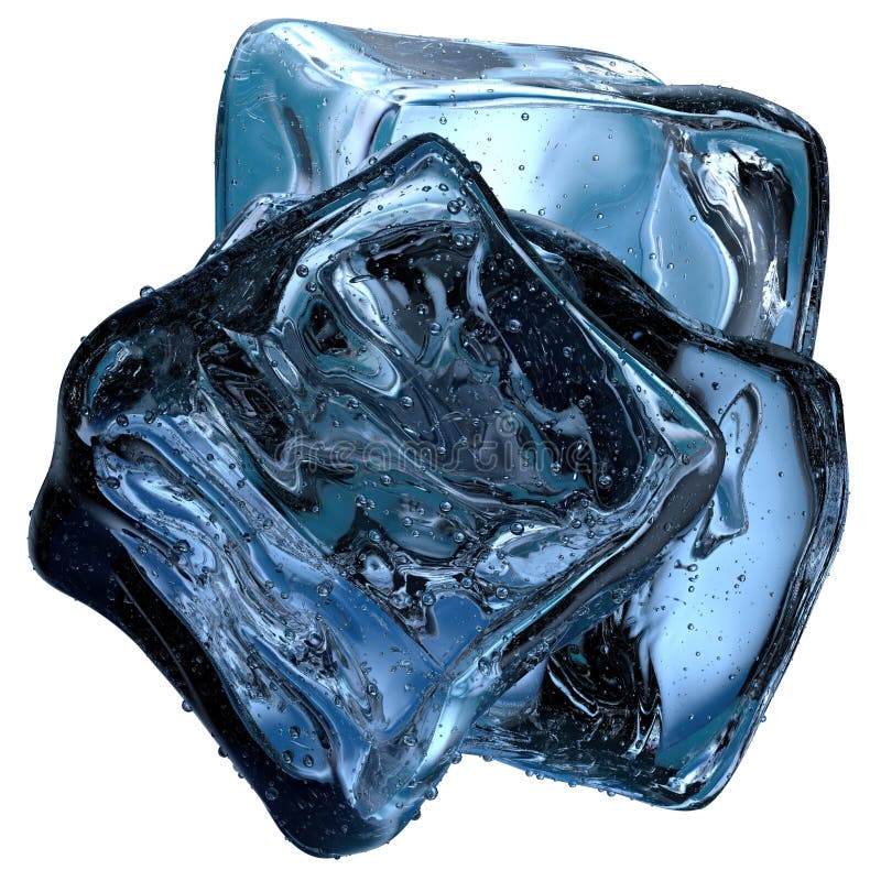 Fresh Ice Crystals Cool Water Gems Chilled and Cold Blue, Abstract ...
