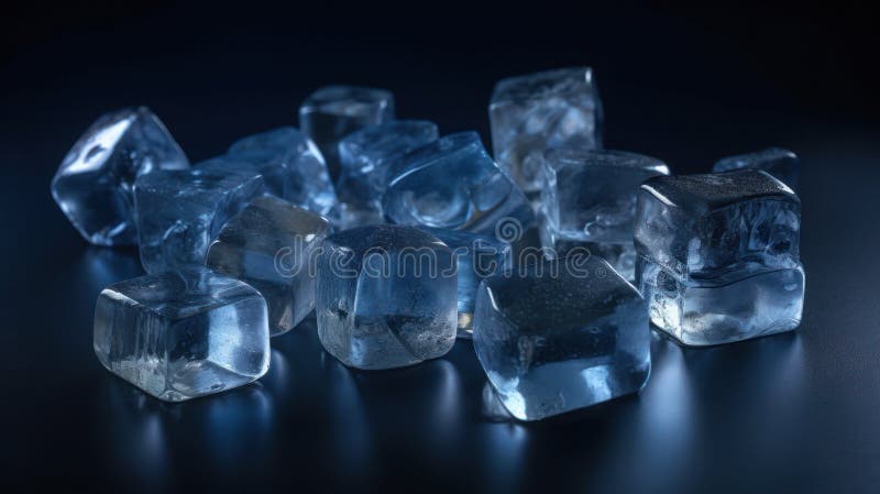 Fresh Ice Cube Patterns stock photo. Image of frozen - 274287312