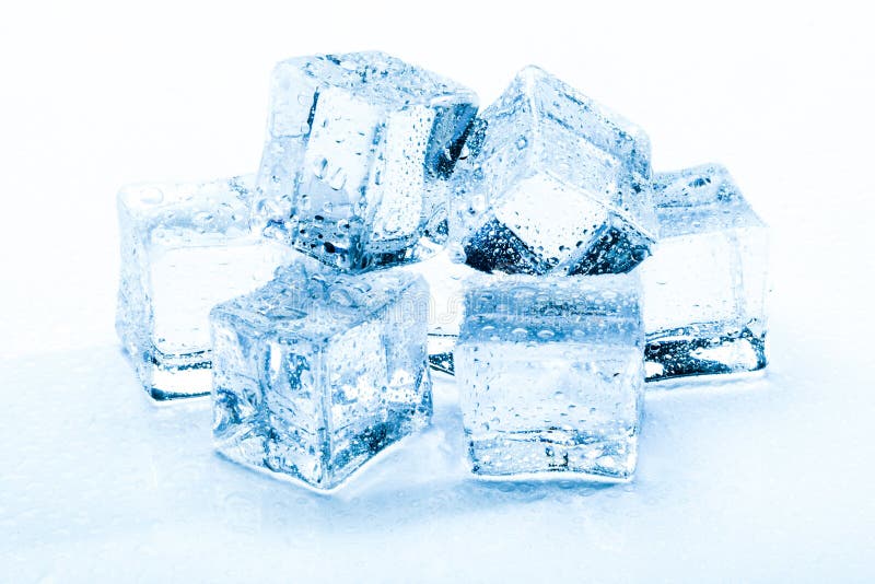 Ice Cubes stock photo. Image of blue, white, background - 2690112