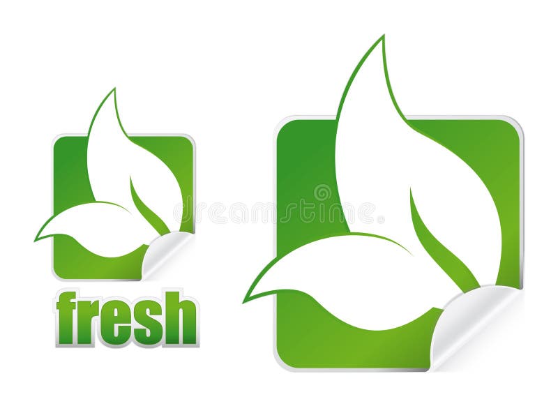 Fresh icon stock illustration. Illustration of icon, plants - 23962848