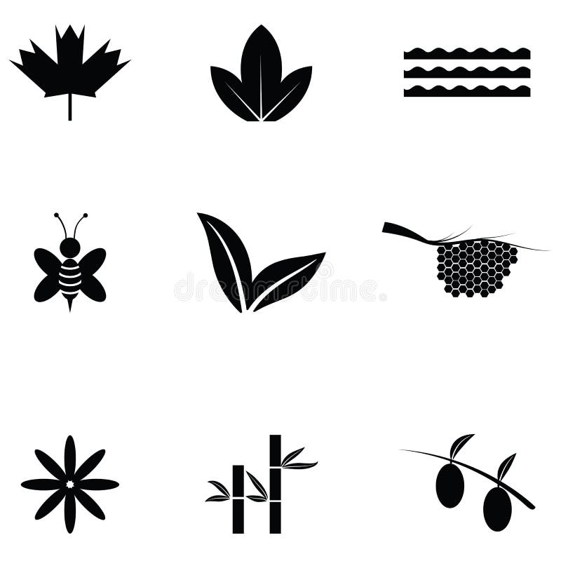 Fresh icon set stock vector. Illustration of natural - 120565460