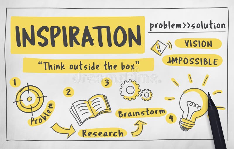 Fresh Ideas Inspire Creativity Concept Stock Illustration ...