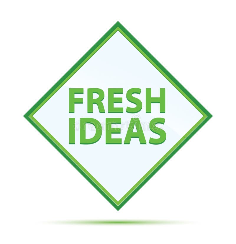 Fresh Ideas Modern Abstract Green Diamond Button Stock Illustration ...