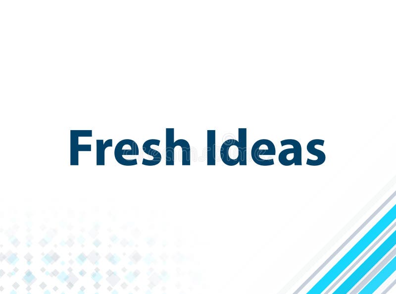 Fresh Ideas Modern Flat Design Blue Abstract Background Stock ...