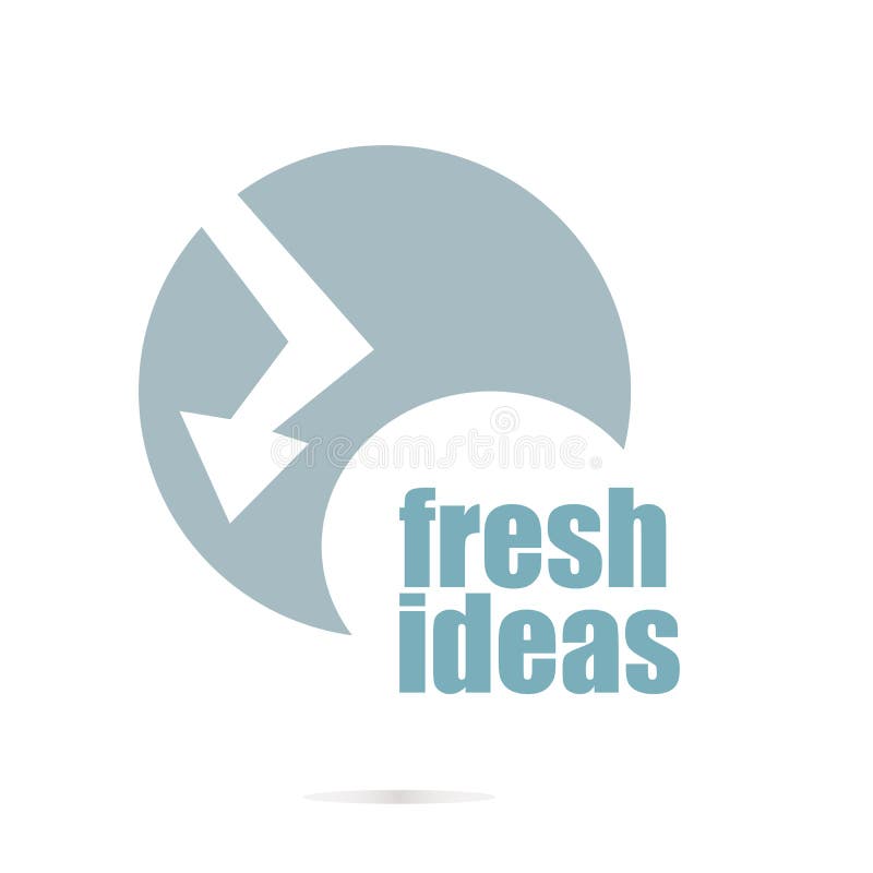 Fresh Ideas Text. Business Concept . Graphic Design for Your Design ...