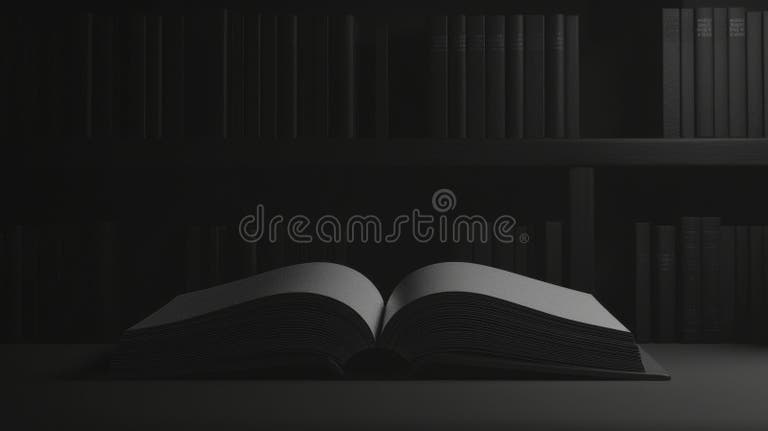 A Fresh Illustration of an Empty Textbook or Notebook Mockup Designed ...