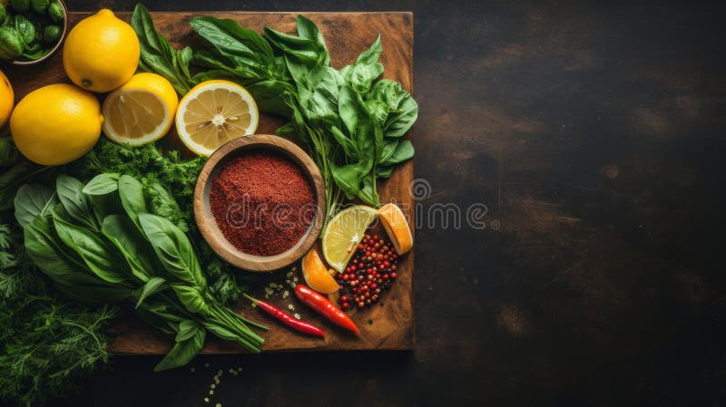 Fresh Ingredient Spotlight Embracing Natural Flavors Stock Photo ...