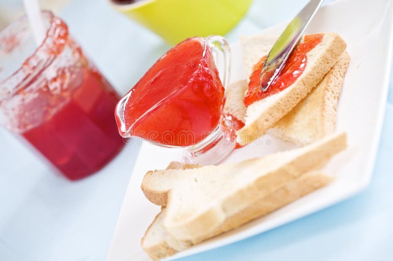 Fresh jam for breakfast stock photo. Image of sticky, lunch - 5696098