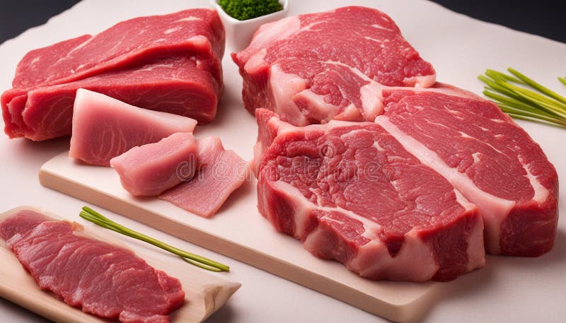 Fresh Japanese beef meat stock illustration. Illustration of isolated ...