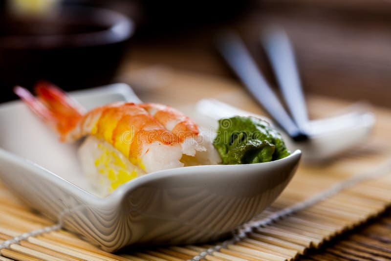 Sushi Japanese bento set stock photo. Image of delicacy - 20791440