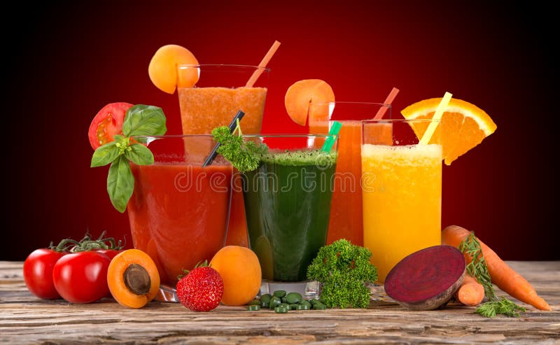 Fresh juice mix fruit stock image. Image of health, dieting - 42545817