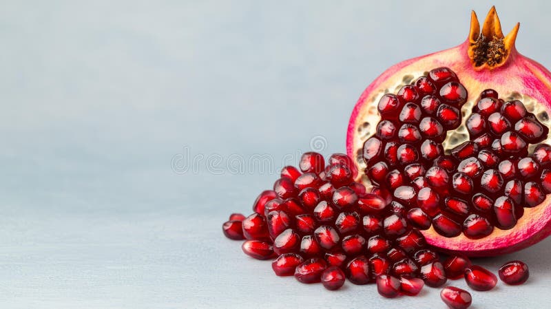 Fresh and Juicy Pomegranate a Visual Delight of Nature S Ruby Fruit Rich in Flavor and Nutrients ...