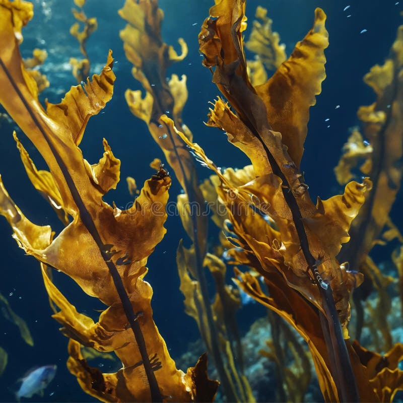 Fresh Kelp Underwater. Generative Ai. Ai Stock Photo - Image of algae ...