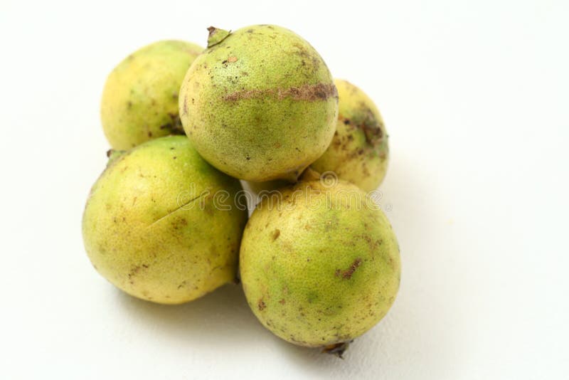 Fresh Key Limes Isolated on White Stock Image - Image of juice, group ...