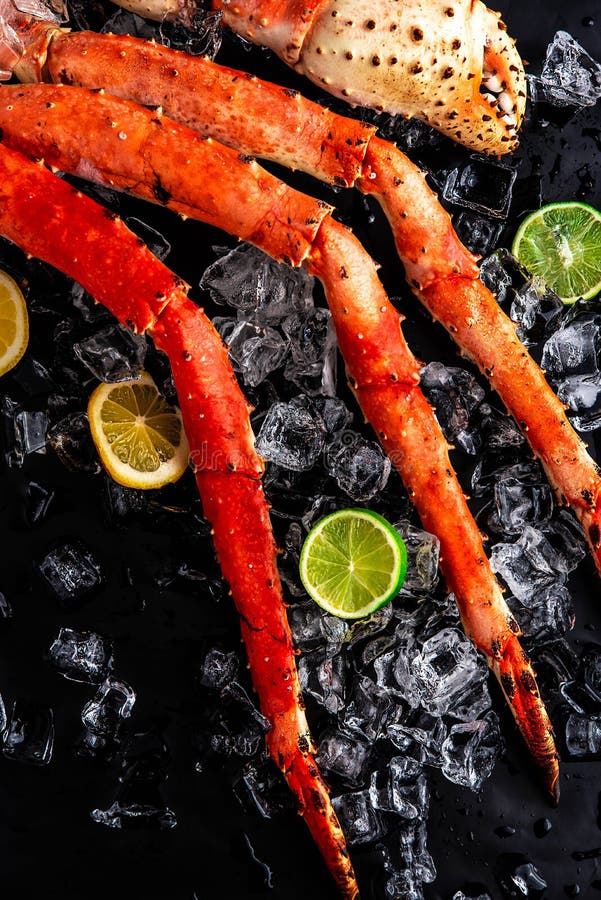 Fresh king crub stock photo. Image of cooked, kamchatka - 218818152