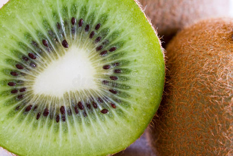 Fresh Kiwi Fruit Flesh Closeup. Stock Photo - Image of fresh, closeup ...