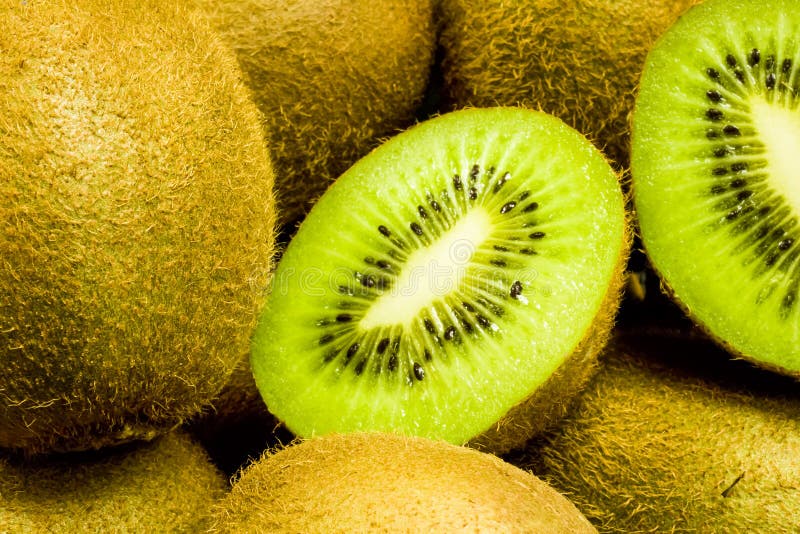 Fresh Kiwi Fruit stock image. Image of fresh, green, halved - 36038597
