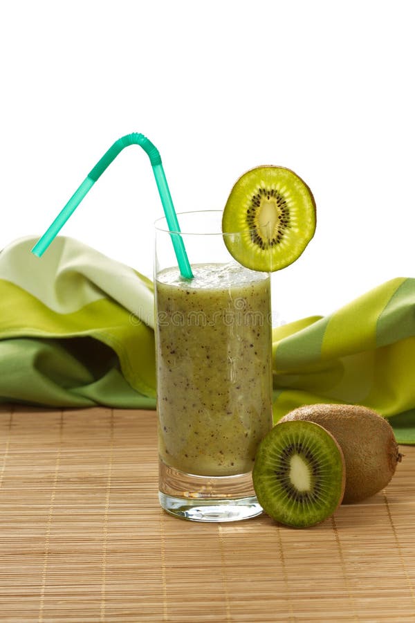 Fresh kiwi juice stock photo. Image of glass, tropic - 24021084