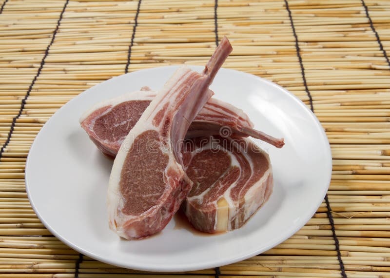 Fresh lamb stock photo. Image of mutton, bone, sheep - 34355706