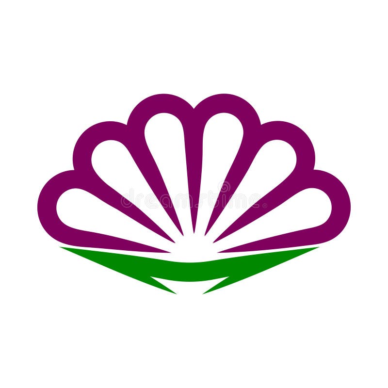 Fresh Lavender flower logo stock illustration. Illustration of purple ...