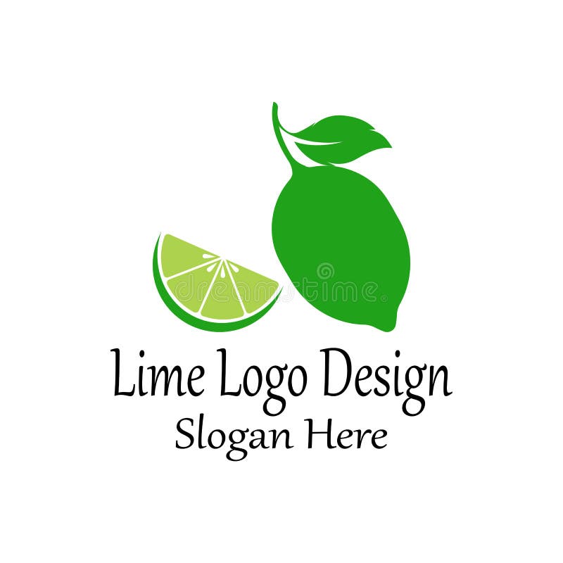 Lime Logo Company. Citrus. Vector Logo Illustration. Stock Illustration ...