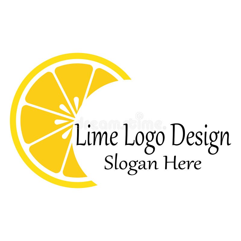 Fresh Lemon Lime Logo Vector Template Icon Stock Vector - Illustration ...