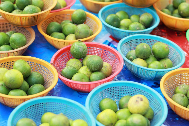 Fresh lemon on the market stock image. Image of fresh - 37996889