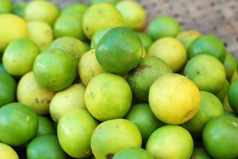 Fresh lemon in the market stock photo. Image of juicy - 43804248