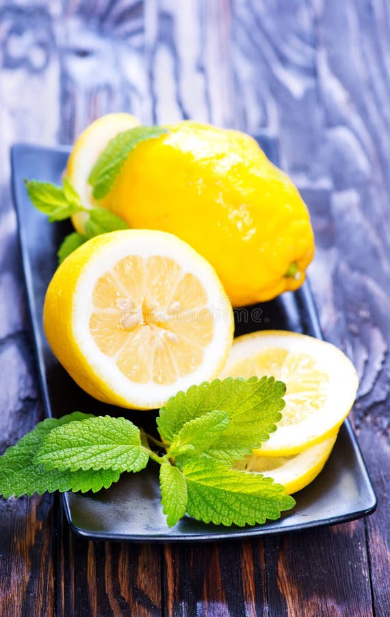Fresh lemon stock image. Image of mojito, herb, lifestyle - 73776521