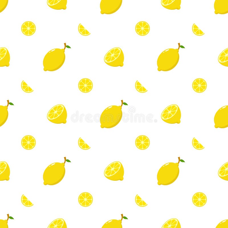 Fresh Seamless Lemon Slice Patterns Stock Photo - Image of concept ...