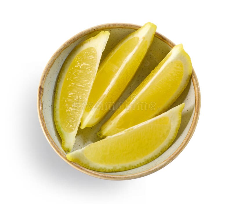 Fresh lemon slices stock image. Image of acid, organic - 259644837