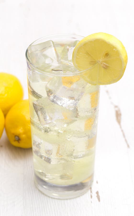 Fresh Lemonade on Ice stock photo. Image of cubes, ingredient - 120684908