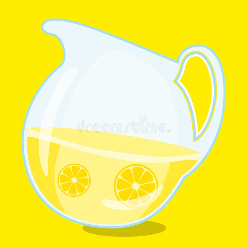 Fresh Lemonade Jar 17 stock vector. Illustration of vector - 198986768