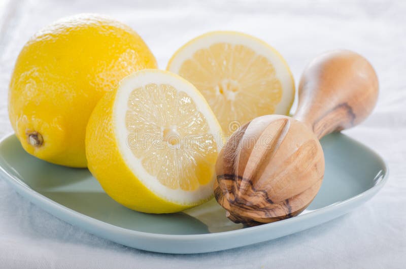 Fresh lemons cut in half stock image. Image of organic - 93350011