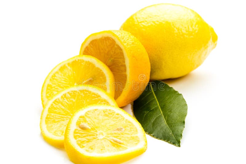Fresh lemons stock photo. Image of studio, slices, nature - 102280286