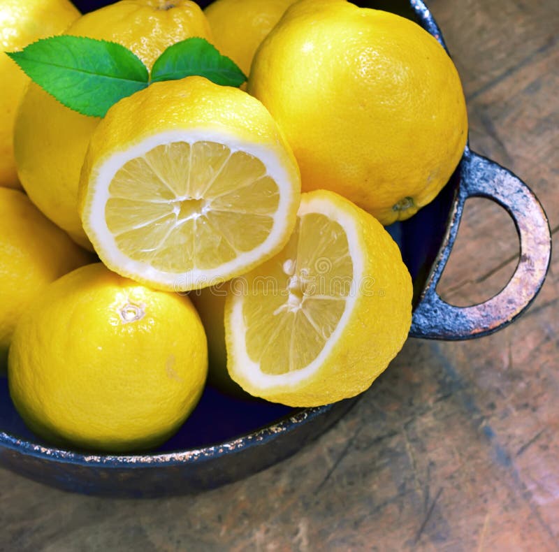 Fresh lemons stock photo. Image of cooking, food, citrus - 33720010